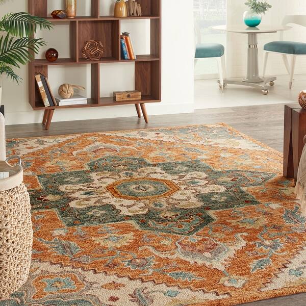 Nourison Farmhouse Indoor Wool Area Rug | Overstock.com