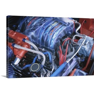 "Car engine" Canvas Wall Art - Bed Bath & Beyond - 16285029