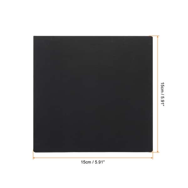 Painting Canvas Panels, 2 Pack 6x6 Inch Rectangle Blank Art Board ...