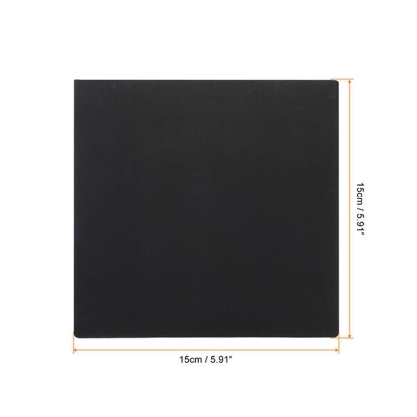 Painting Canvas Panels, 4 Pack 6x6 Inch Rectangle Blank Art Board ...