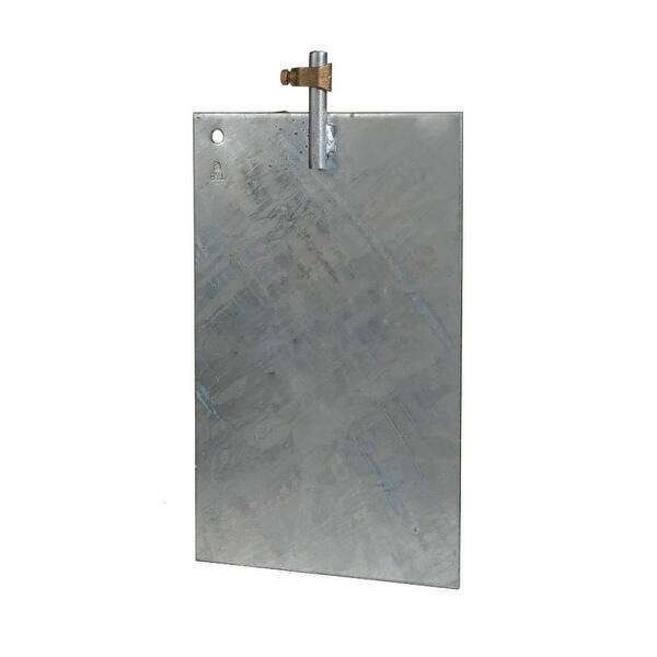 1.25 in. Silver Ground Plate American Imaginations - Bed Bath & Beyond ...