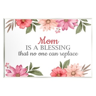 Stupell Floral Mom Appreciation Wall Plaque Art Design by Kim Allen ...