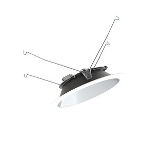 Halo 64VWF 6" Shallow Parabolic Reflector Recessed Trim with White ...