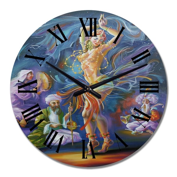 egypt clock with seconds