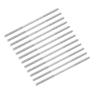 304 Stainless Steel Push Rod Double End Threaded Rod M6x180mm, Pack of ...