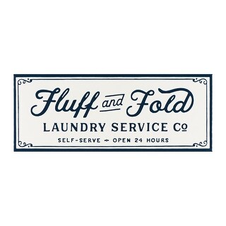 Embossed "Fluff and Fold" Enameled Metal Wall Decor - Distressed White ...