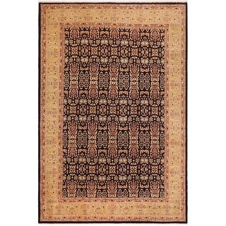 Boho Chic Ziegler Nadine Blue Gold Hand-Knotted Wool Rug - 9'9'' x 14'0 ...