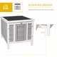 PawHut Small Wooden Rabbit Hutch Bunny Cage Guinea Pig House Dog Cage ...