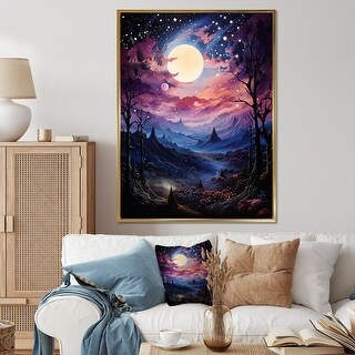 Designart "Stars Stellar Serenity I" Stars Framed Wall Decor - Bed Bath ...