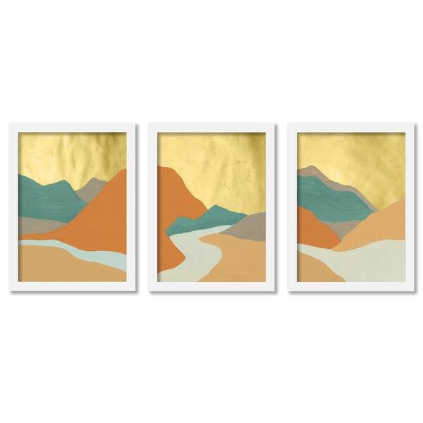 Mesa Scenes Vanna Lam Abstract 3 - 3 Piece Gallery Print Art Set - Bed ...