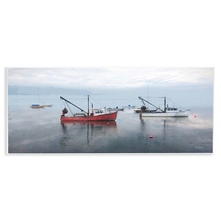 Stupell Boat Harbor Seascape Wall Plaque Art Design By Lori Deiter ...