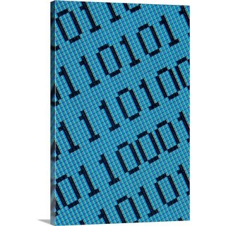 "Binary code on a computer monitor" Canvas Wall Art - Bed Bath & Beyond ...