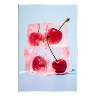 Stupell Cherry Ice Cubes Wall Plaque Art Design By RB - Bed Bath ...