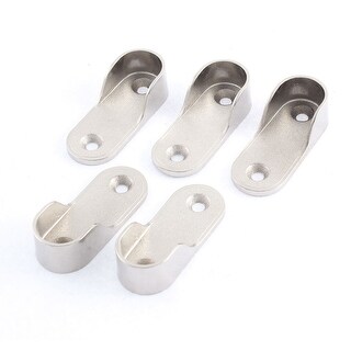 Zinc Alloy Garment Clothes Rod Bracket Support Holder 16mm Pipe ...