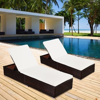 Outdoor Leisure Rattan Pool Bed - Bed Bath & Beyond - 37310050
