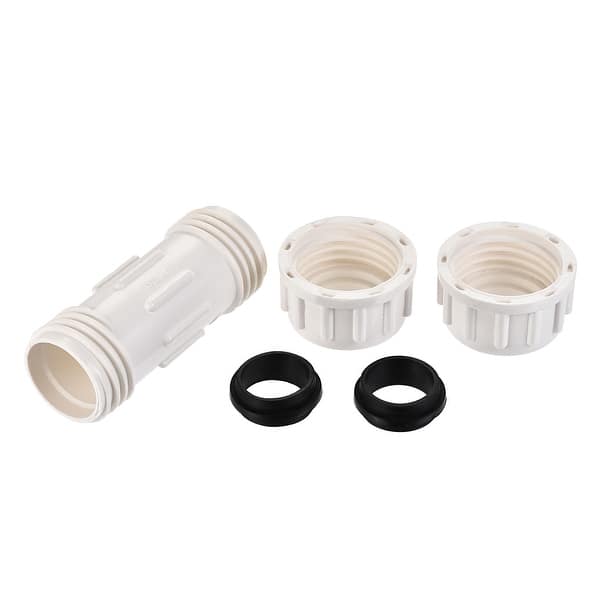 PVC Compression Coupling Straight Pipe Fitting Extension 25mm 2Pcs ...