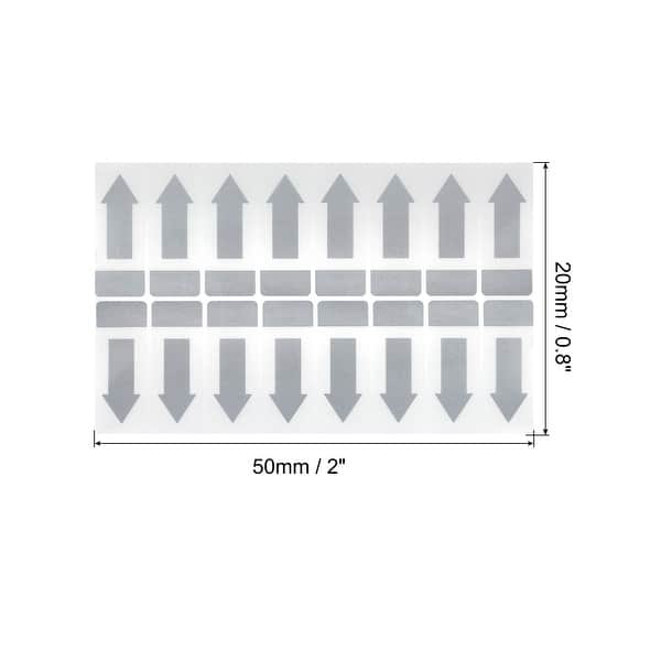 Arrow Stickers 63Pcs PVC Arrow Floor Decal 2x0.8 Inch Self Adhesive ...