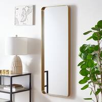 SAFAVIEH Almasy 18 x 48-inch Rectangular Wall Mirror - 18"W x 2"D x 48 ...