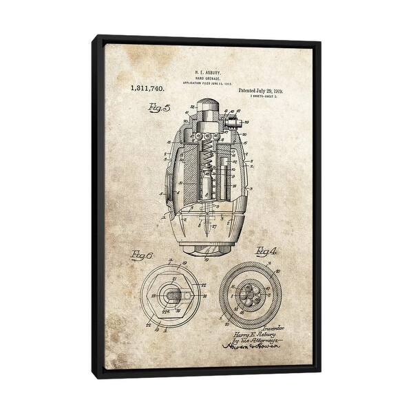 hand grenade drawing
