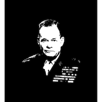 Vector Artwork Of Lieutenant General Lewis Burwell Chesty Puller An ...