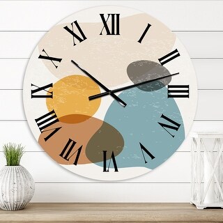 Designart 'Minimal Elementary Organic and Geometric Compostions XV ...