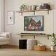 Wallniture Cervo 60-72-84 inch Long, Floating Wood Wall Shelf with ...