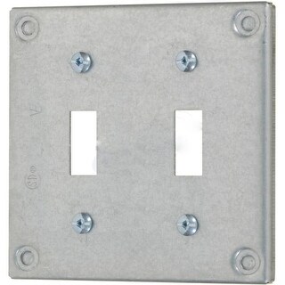 Square Galvanized Steel Electrical Switch Plate Galvanized Steel ...