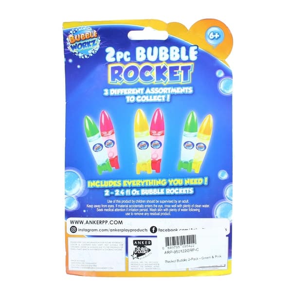 Bubble Workz 2-Piece Bubble Rocket Pack - Bed Bath & Beyond - 38425898