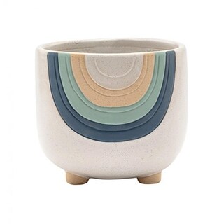 Footed Rainbow Pot Planter - Bed Bath & Beyond - 41077390