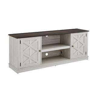 64 in. With Dark Drift Wood Desktop TV Stand for TVs up to 70 in. - 64 ...