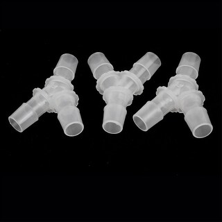 3 Pcs Fish Pond OD Y Designed Hose Joiner Plastic Barbed Pipe Fitting ...