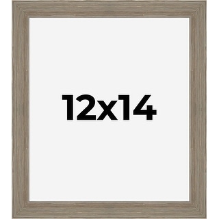 12x14 Frame Gray Barnwood Rustic Solid Wood Picture Frame | 1.5 Inch ...