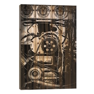 Drag Racing Car Engine Print On Wood by Nik Rave - Multi-Color - Bed ...