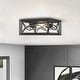 Flush Mount Ceiling Light, Black Ceiling Light Fixture - Bed Bath ...