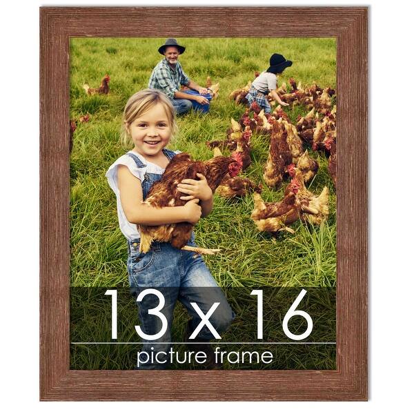 13x16 Frame Brown Barnwood Distressed/Aged Old Weathered Natural Wood ...