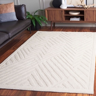 SAFAVIEH Hand-Woven Manhattan Melynda Modern & Contemporary Wool Rug ...