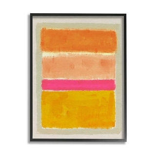 Stupell Abstract Blocked Square Forms Framed Giclee Art, Design by ...