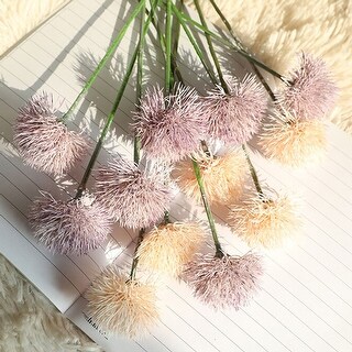 2Pcs Artificial Dandelions Flower Party Wedding Ornament Plant Wall ...