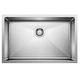 Blanco 443147 Quatrus 28" Undermount Single Basin Stainless Steel - Bed ...