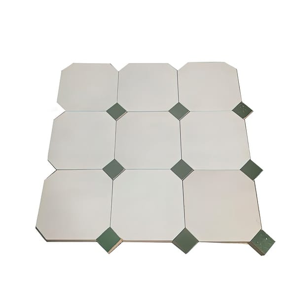 green octagon tile