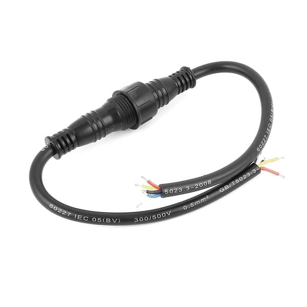 Pair 5 Pin Male to Female Waterproof Connector Cable for LED Light ...