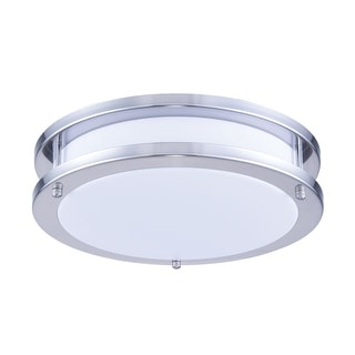 Elegant Lighting Daxter 12" Wide LED Flush Mount Ceiling Fixture - Bed ...