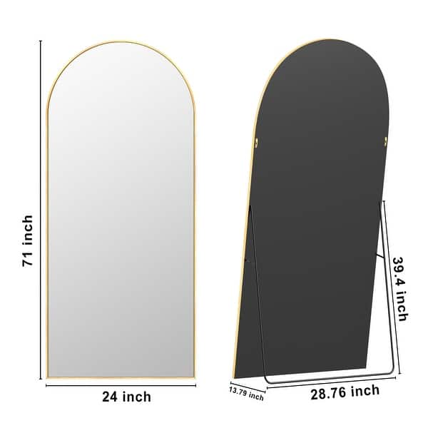 Arched Full Length Mirror Large Floor Mirror - Bed Bath & Beyond - 40955747