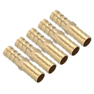 Brass Hose Barb Fitting, Straight Barb Union Fittings Metals Splicer ...