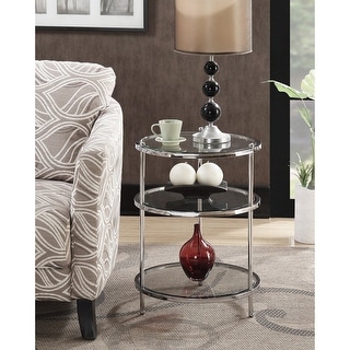Royal Crest 3 Tier Round End Table - Bed Bath & Beyond - 38046412