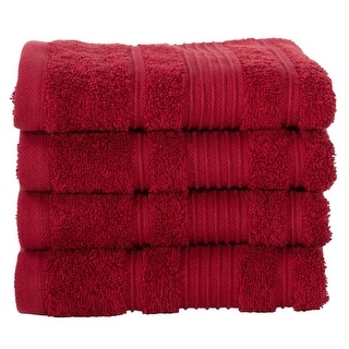 Ultra Soft Burgundy Turkish Cotton Hand Towels - Bed Bath & Beyond ...