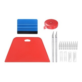 Window Film Tool Kit 15Pcs (Squeegee, Carving Knife & Blades) for DIY ...