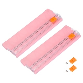 Paper Trimmer, 2Pcs A5 Paper Cutter Slicer with Side Ruler Cutter Head ...
