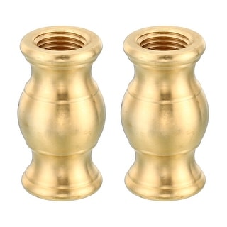 2pcs M10 Thread 17x30mm Lamp Pipe Brass Coupling Threaded Lamp Rod ...