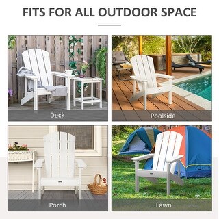 White Portable Lazy Chair Waterfall-like Seat Beach Sun Lounger - Bed ...